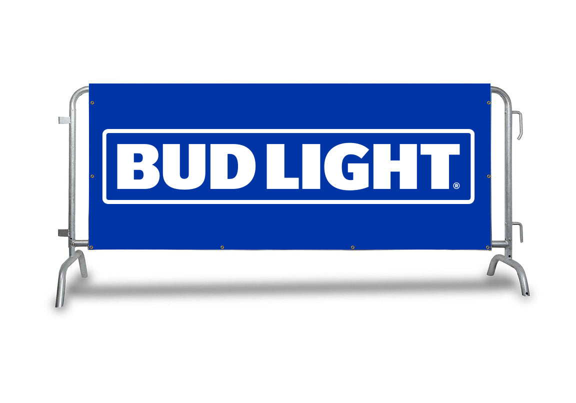 Bud Light Double Sided Barrier Banners — Ripper Bud Web Store