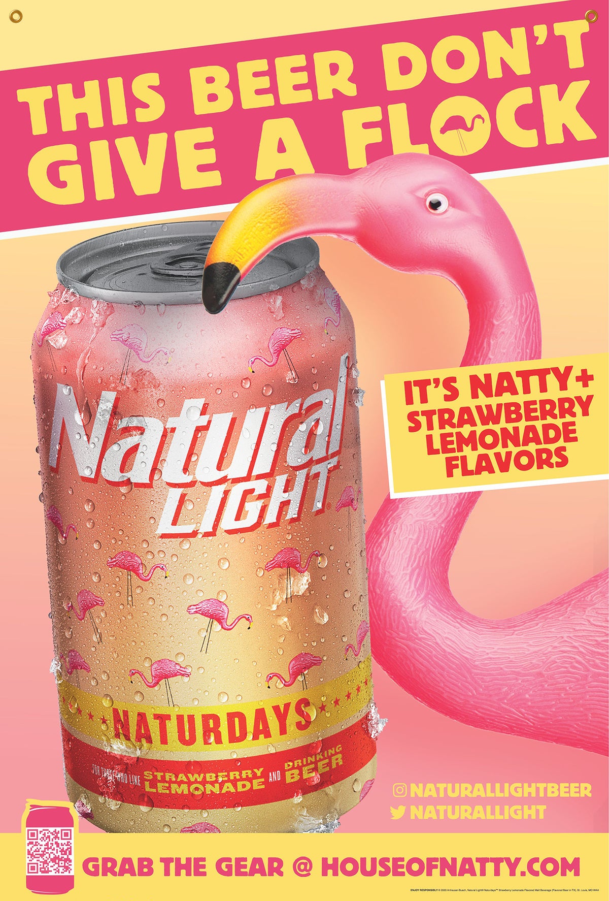 Natural Light Naturdays 24" x 36" Banner — Ripper Bud Web Store